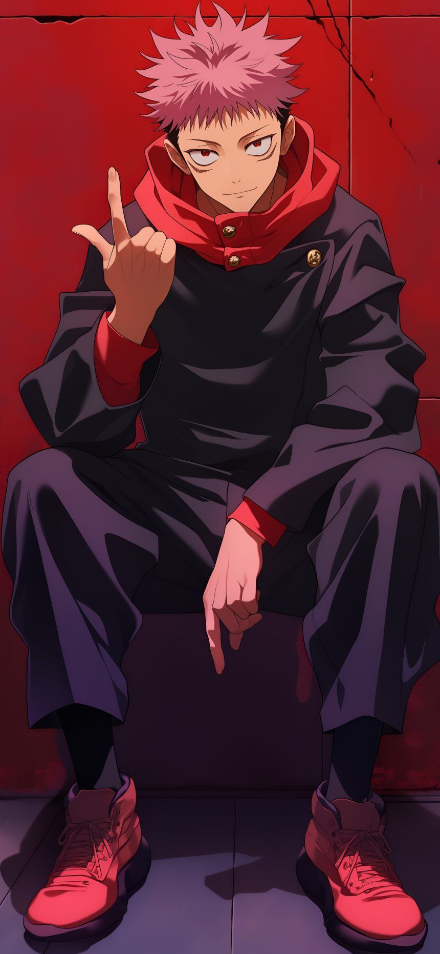 Jujutsu Kaisen Yuji Itadori Uniform Jacket - Leather Jacket Makers